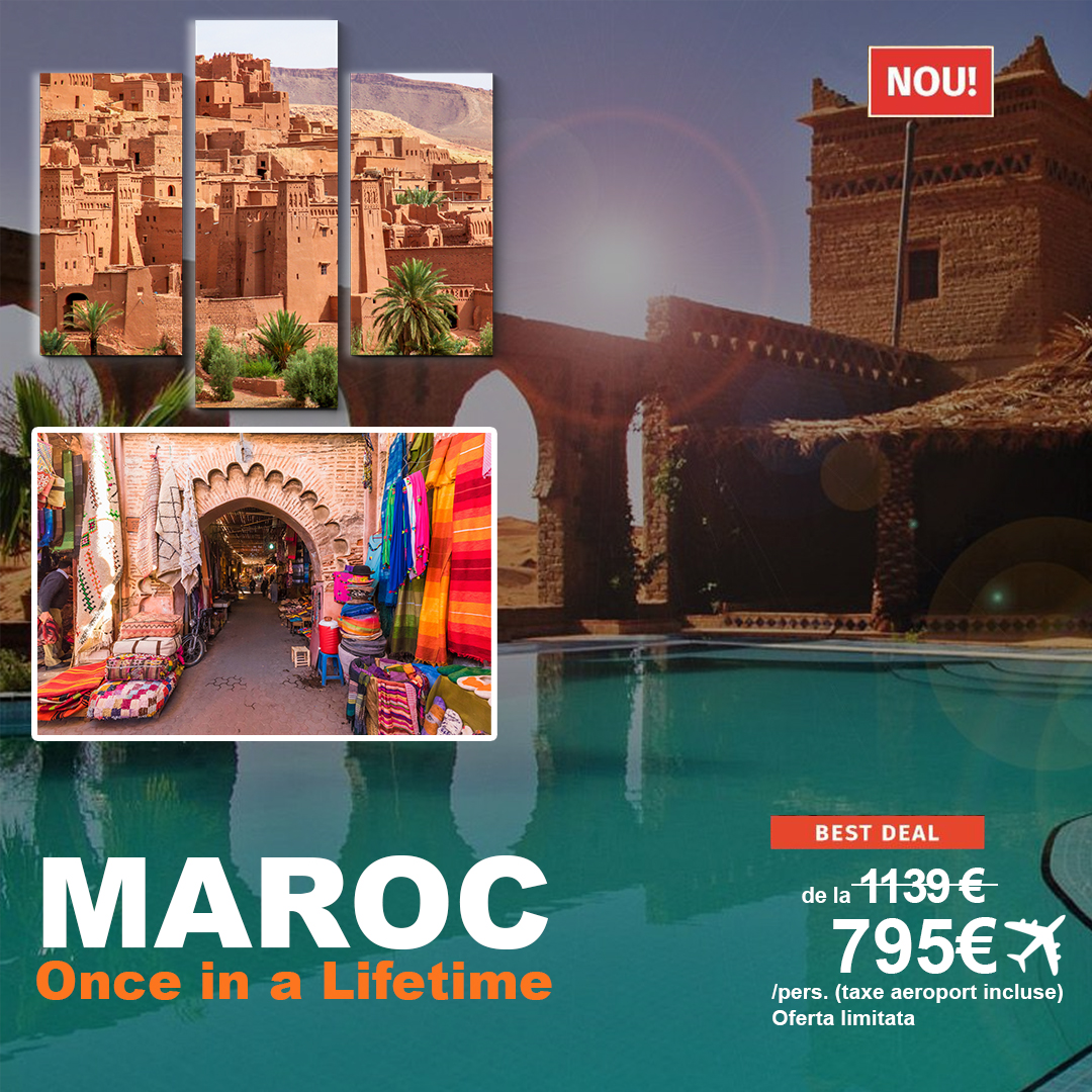 Biroul de Turism Pascani - excursii in Maroc de la 675 euro — Pașcani