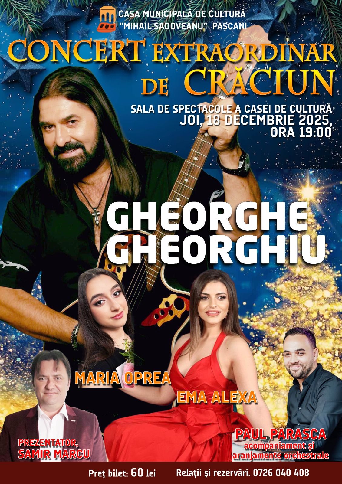 Concert extraordinar de Craciun — Pașcani